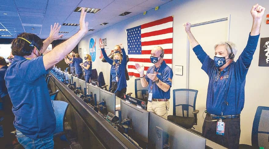 NASA rover Perseverance makes historic Mars landing | The Philippine ...